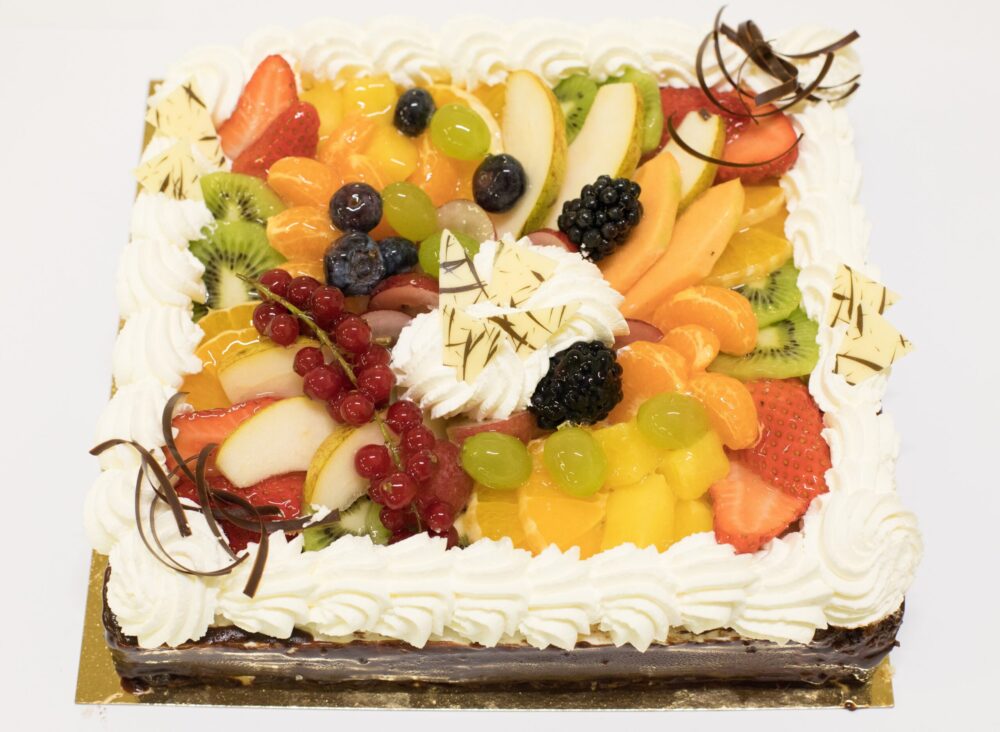 Feesttaart Biscuit Fruit - Pralinja